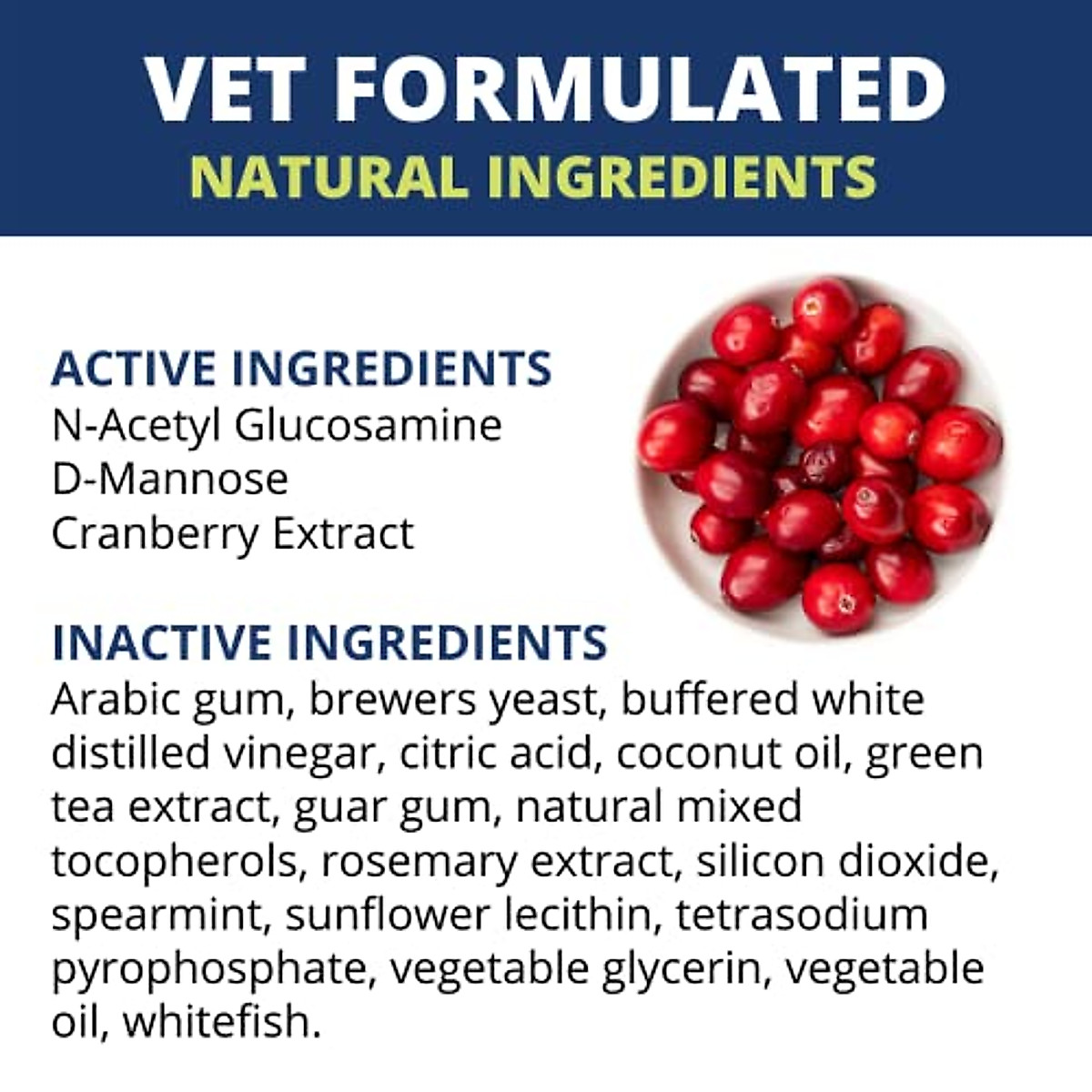 Under the Weather Pet Urinary Tract Support Soft Chews for Cats, 60 Bite Size Soft Chew Cat Supplements | Promotes Normal Ph Balance & Healthy Urinary Function for Cats