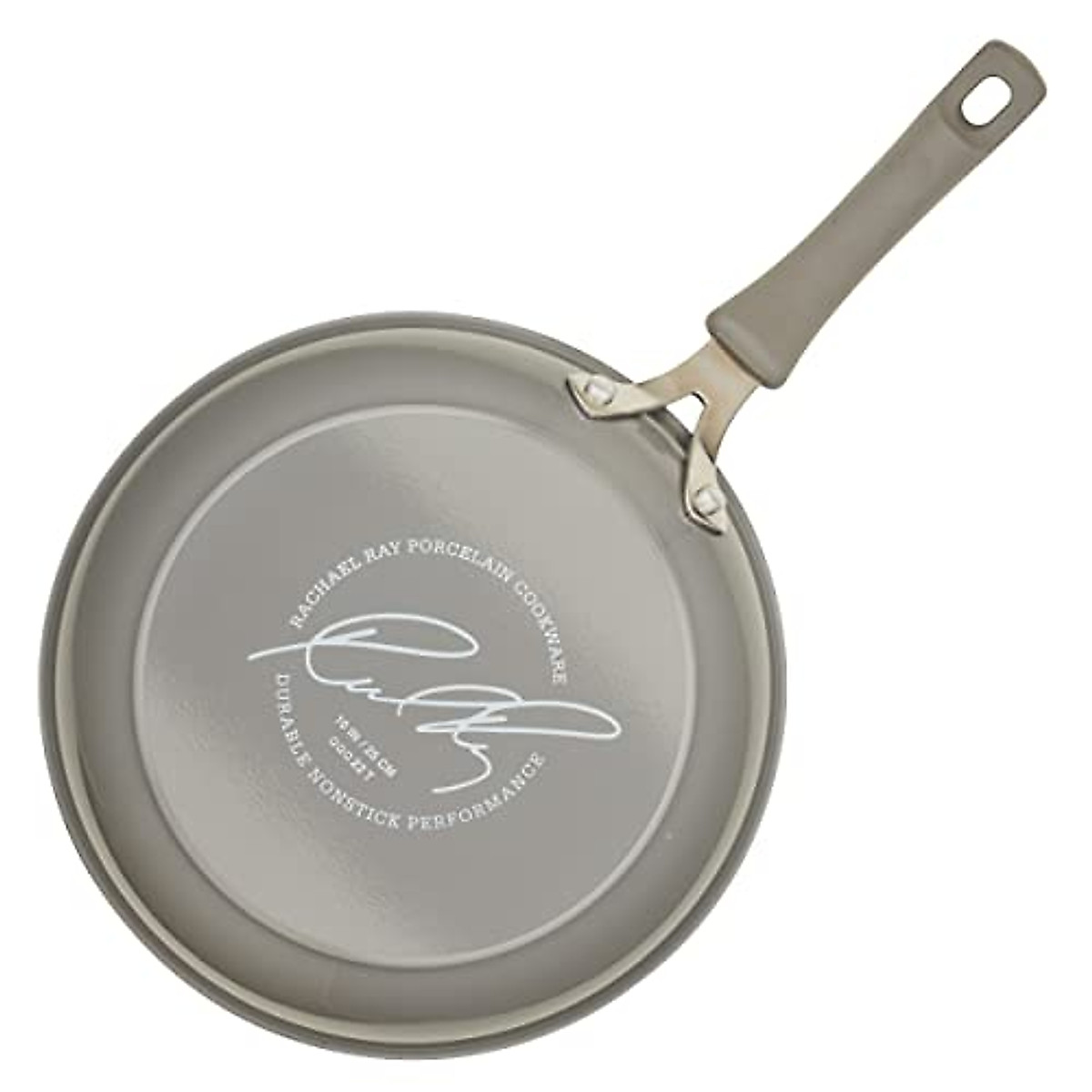 Rachael Ray Cook + Create Nonstick Frying Pan/Skillet, 10 Inch, Gray