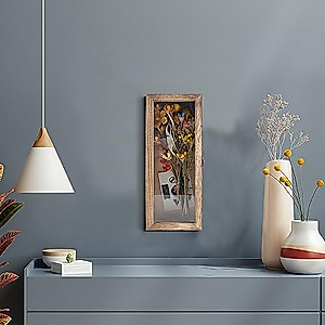 GraduatePro Shadow Box Frame 5x12 Display Case with Linen Back, Real Glass Window Door with Hinge, Picture Frame Wedding Bouquet Memorabilia Medals Photos Memory Box for Keepsakes, Carbonized Black