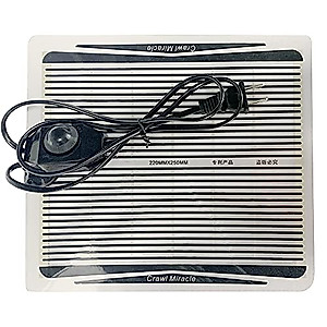 APlayfulBee Reptile Heat Pad, Adjustable Temperature Control Lizard Terrarium Heating Mat for Small Animals Snake Turtle Bearded Dragon Gecko and Plant (15W)
