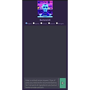 Tequixtum iM@t Bar Spill Mat for Countertop, AI in Your Home Bar with Bartend-AI, Your Own Bartender Assistant! & Cheer Up Spinning The Drink-Roulette on Your Phone/Tablet Scanning QRC Printed on Mat