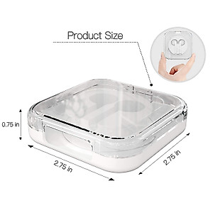 pzoz Earbuds Case Compatible for Apple iPhone/iPad/iPods EarPods, Earphones Cord Organizer Cover Wired Manager Holder Wrap Winder Mini Storage Carrying Cable Management