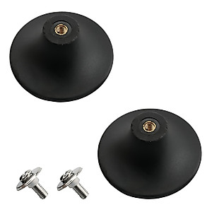 ZZHXSM 2 Sets Replacement Knob for Pot Lid, 5.4x2.2cm Pot Handle Cover Electric Wooden Heat Resistant Top Bead, Universal Pot Lid Cap Suitable for Kettles Frying Pans Flat Lids Black