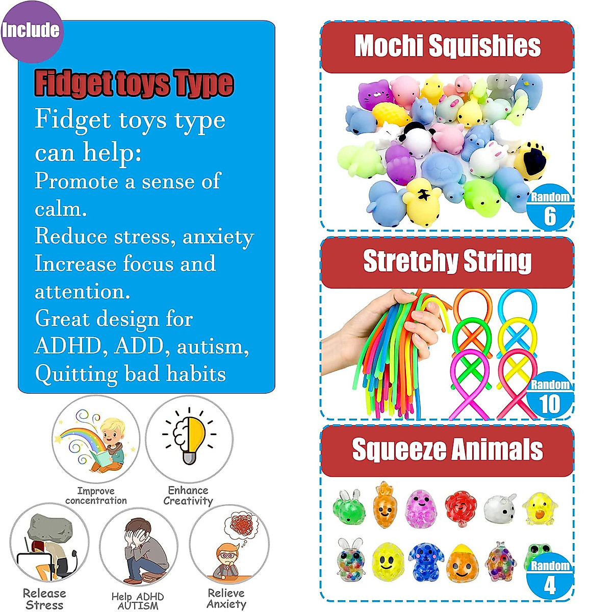 104 PCS Party Favors Toys for kids,Assortment Premium for All Ages kids Grils,Goody Bag Fillers,classroom prizes,Treasure Chest,Prize Box Toys, pinata stuffers,Carnival Prizes for Boys and Girls 4-10