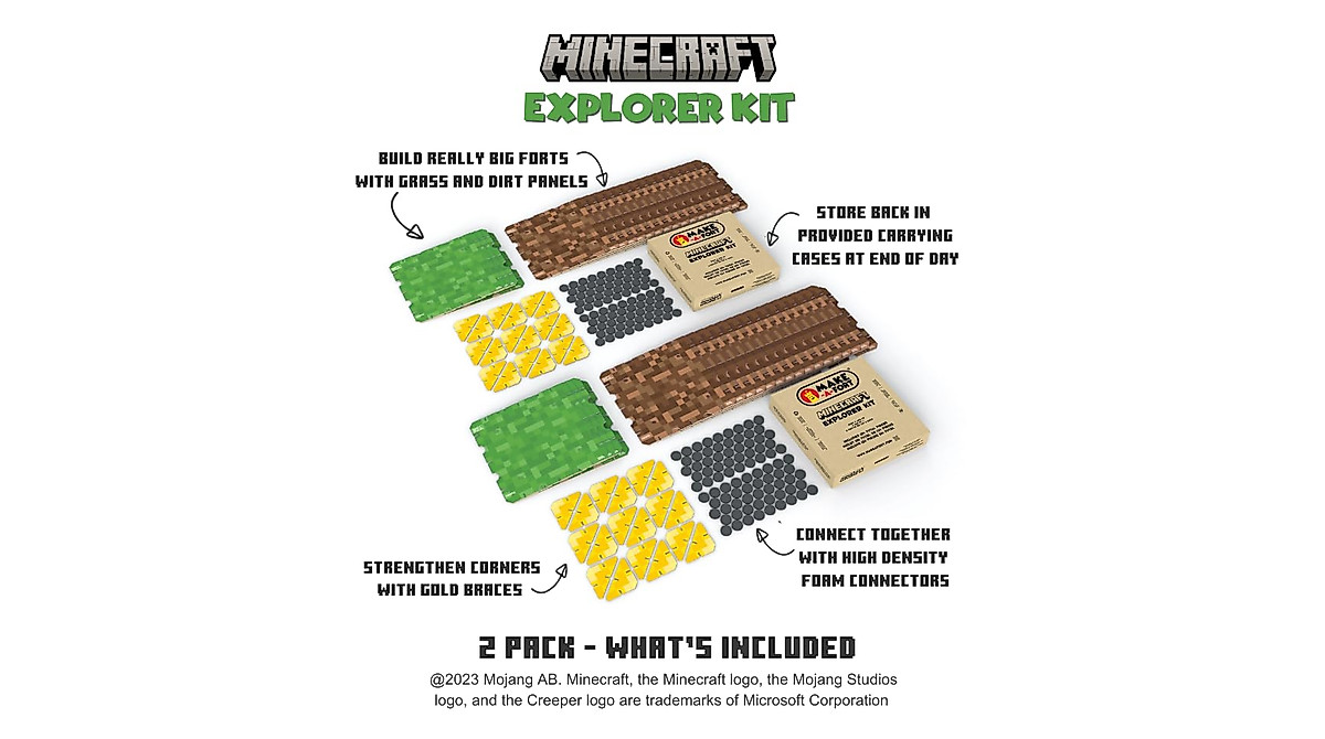 Minecraft Explorer Kit - Endless Real-World Fun for Ages 8+