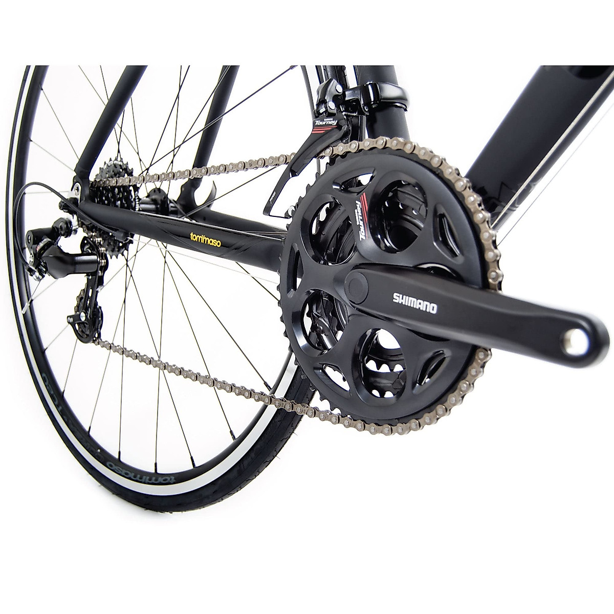 Tommaso Fascino - Sport Performance Aluminum Road Bike, Shimano Tourney 21 Speeds Road Bicycle Men Road Bikes for Men Bike Men Women Sport Bike Speed Bike Racing Bike Adult Bike City Bike- Large 58cm