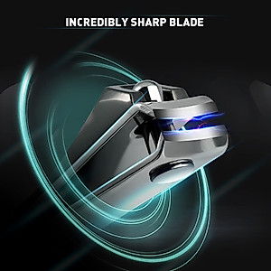 BEZOX Nail Clipper Set, Ergonomic Toenail Clippers with Non-Slip Design, Professional Fingernail Clipper for Men and Women with Nail File and Delicate Tin Case, 2 Pcs