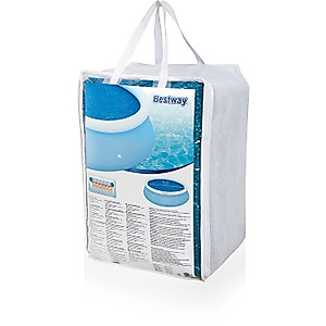 Bestway 58061 Flowclear 10'/3.05m Solar Cover Pool Accessories, 10-Feet by 30-inch, Blue