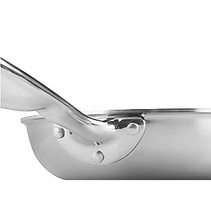 WINCO Tri-Ply Frying Pan, Silver