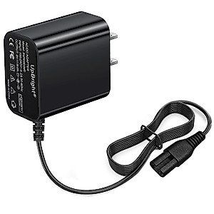 UpBright 2-Prong 9V AC/DC Adapter Compatible with Homitt HM115C HM115D HM115 C HM 115 D HM115CW HM115CD HM115CG Electric Spin Scrubber 360 Cordless Power Scrub FD DK10-090-0650 Supply Battery Charger