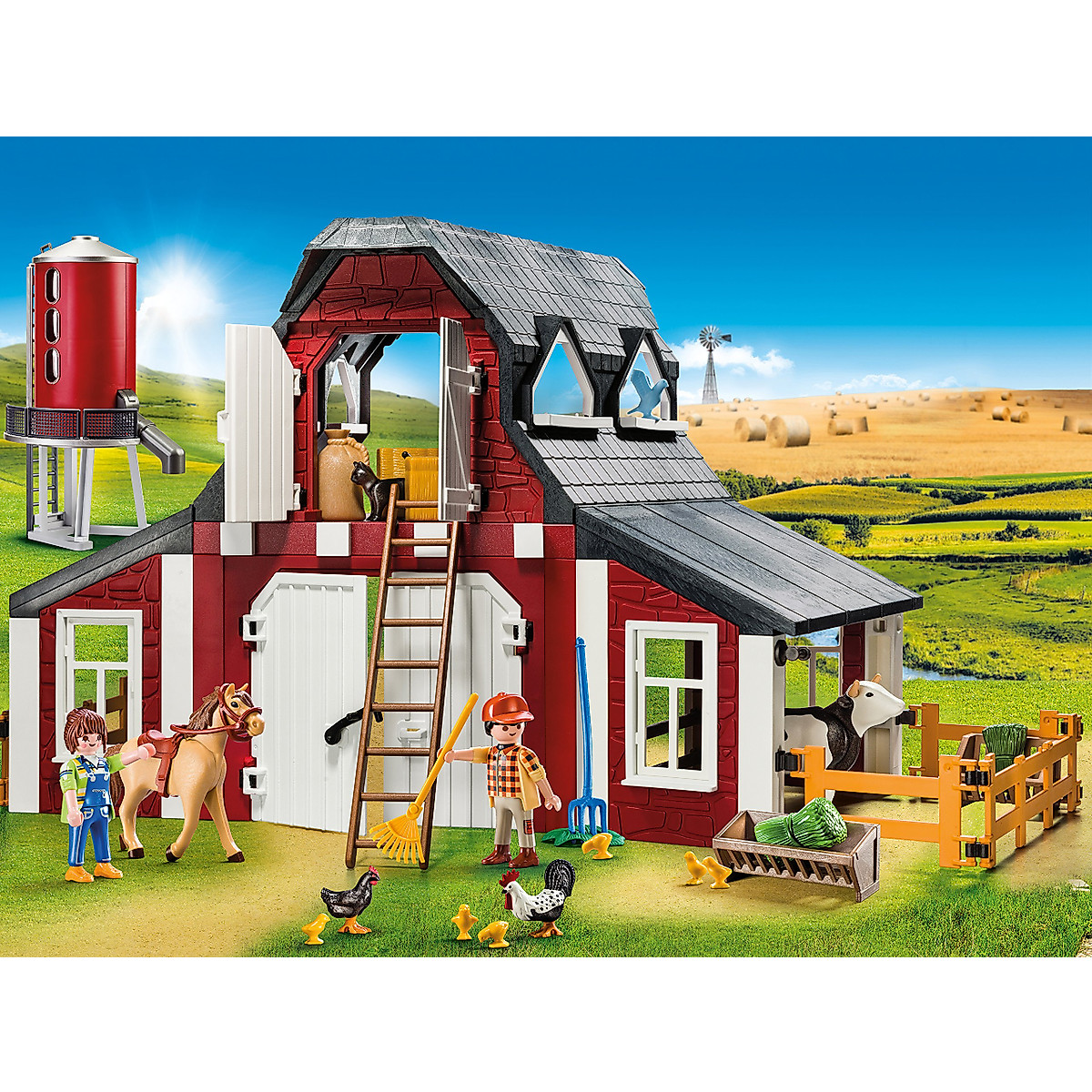 PLAYMOBIL Barn with Silo