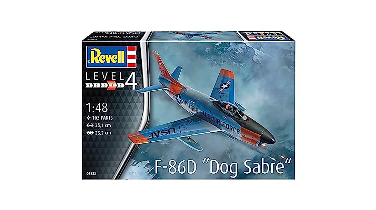 Revell F-86D Dog Sabre Model Kit 1:48 Scale Unbuilt Plastic