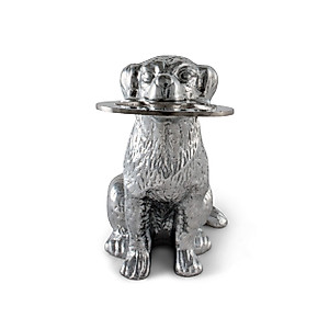 Arthur Court Designs Aluminum Labrador Hunting Dog Bottle Opener Forged Stainless Steel Head 4.5 inch Tall