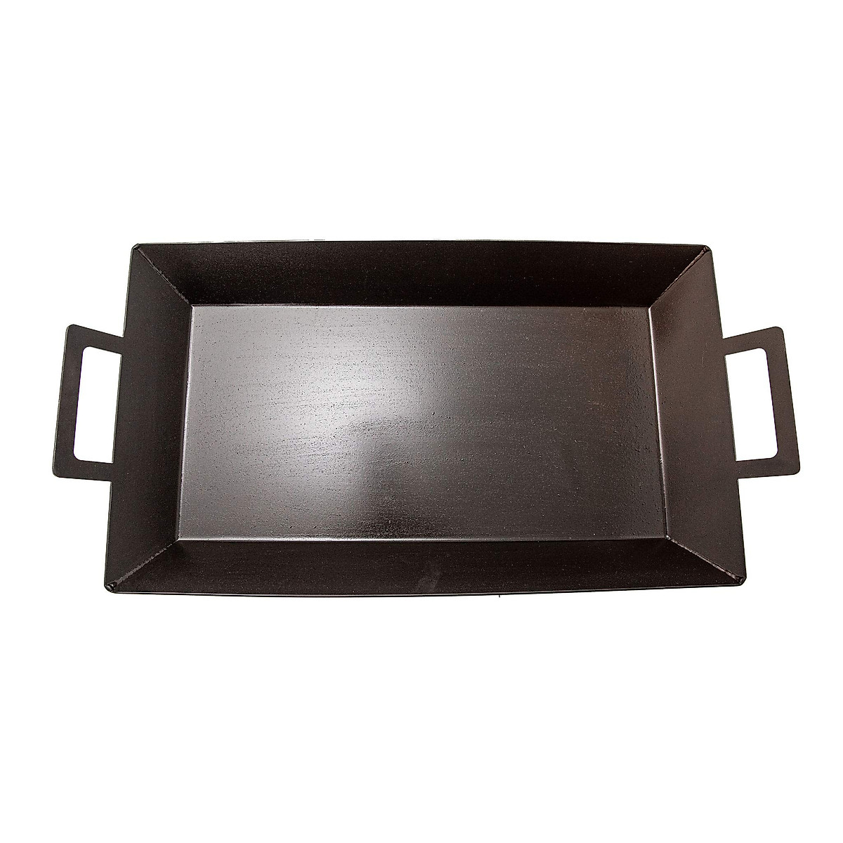 BBQ Hack Skillet Hack,Nonstick Carbon Steel Skillet,Stovetop,Oven,Grill, and Campfire Griddle, Stir Fry,Meats,Breakfast and More,The Perfect Camping Cookware Tool (12" Deep X 21" Wide Skillet Hack)