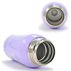 Talavan Kids antler Water Bottle 500ml 316 Stainless Steel vacuum insulated thermos with straw (Unicorn)