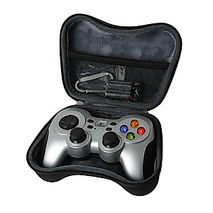 for Logitech Wireless Gamepad F710 Controller Travel Hard EVA Protective Case Carrying Pouch Cover Bag Compact Size by Hermitshell