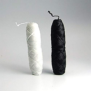 Dental Floss threaders 12PCS Biodegradable bamboo charcoal dental floss with refillable bamboo container | Free refill | Natural candle wax | 30M x 12| Corn and charcoal floss, | Environmental protect