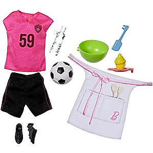 ​Barbie Doll with 2 Career Looks that Feature 8 Clothing and Accessory Surprises to Discover with Unboxing, Gift for 3 to 7 Year Olds