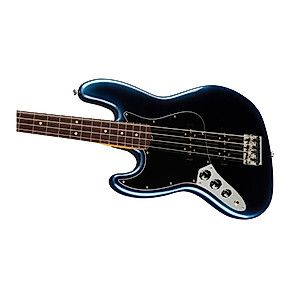Fender American Professional II Jazz Bass, Dark Night, Left-Handed, Pau Ferro Fingerboard