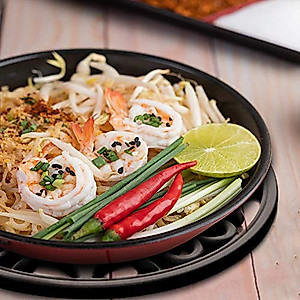 Boxiki Kitchen Silicone Trivet Mat | Trivets for Hot Dishes | Silicone Pads | Silicone Trivets | Silicone Microwave Mats | Pot Mat | Mexican Wall Decor (Black)