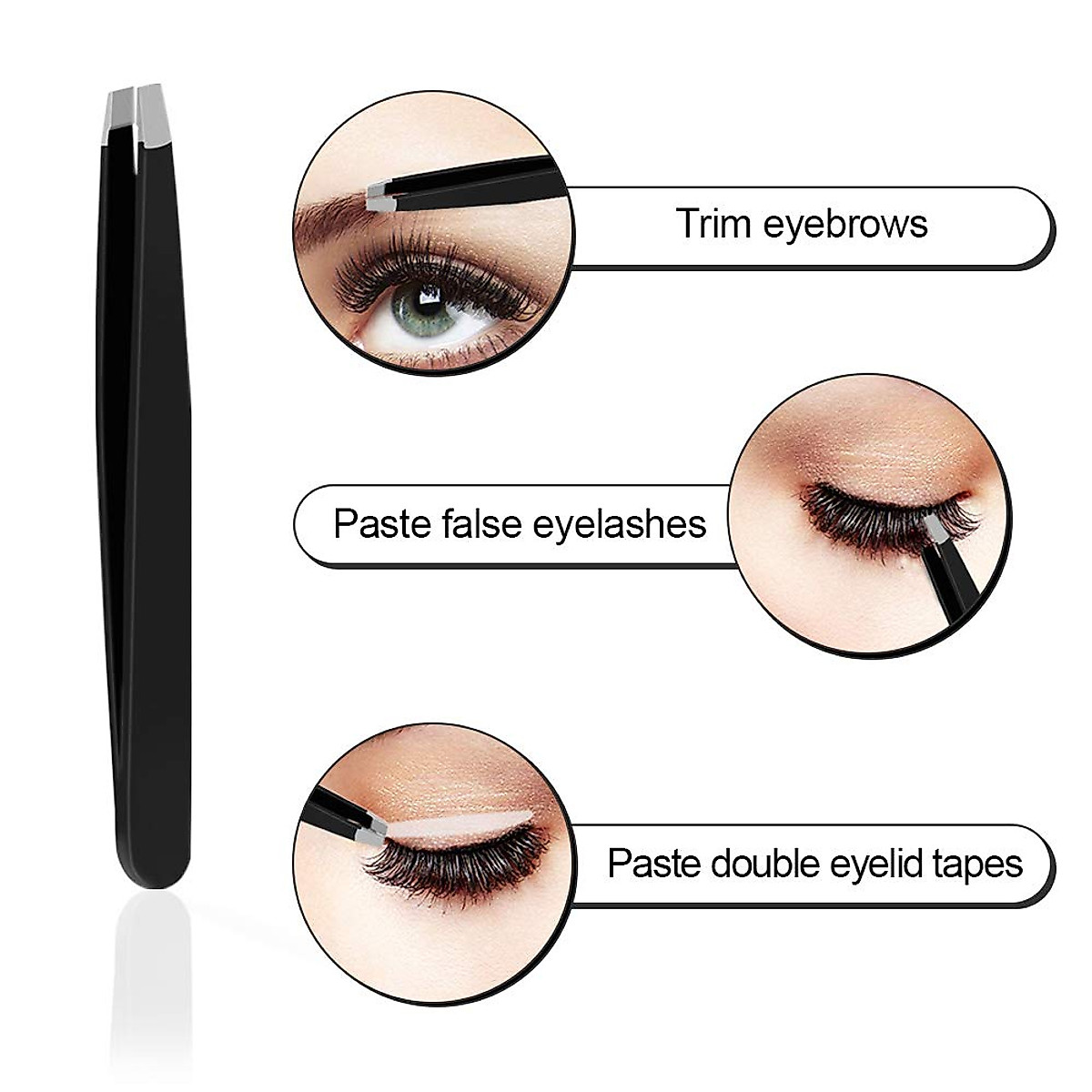 7 in 1 Eyebrow Grooming Kit for Women Eyebrow Scissors Eyebrow Brush Set Brow Brushes Scissors Tweezers Replaceable Eyebrow Razor