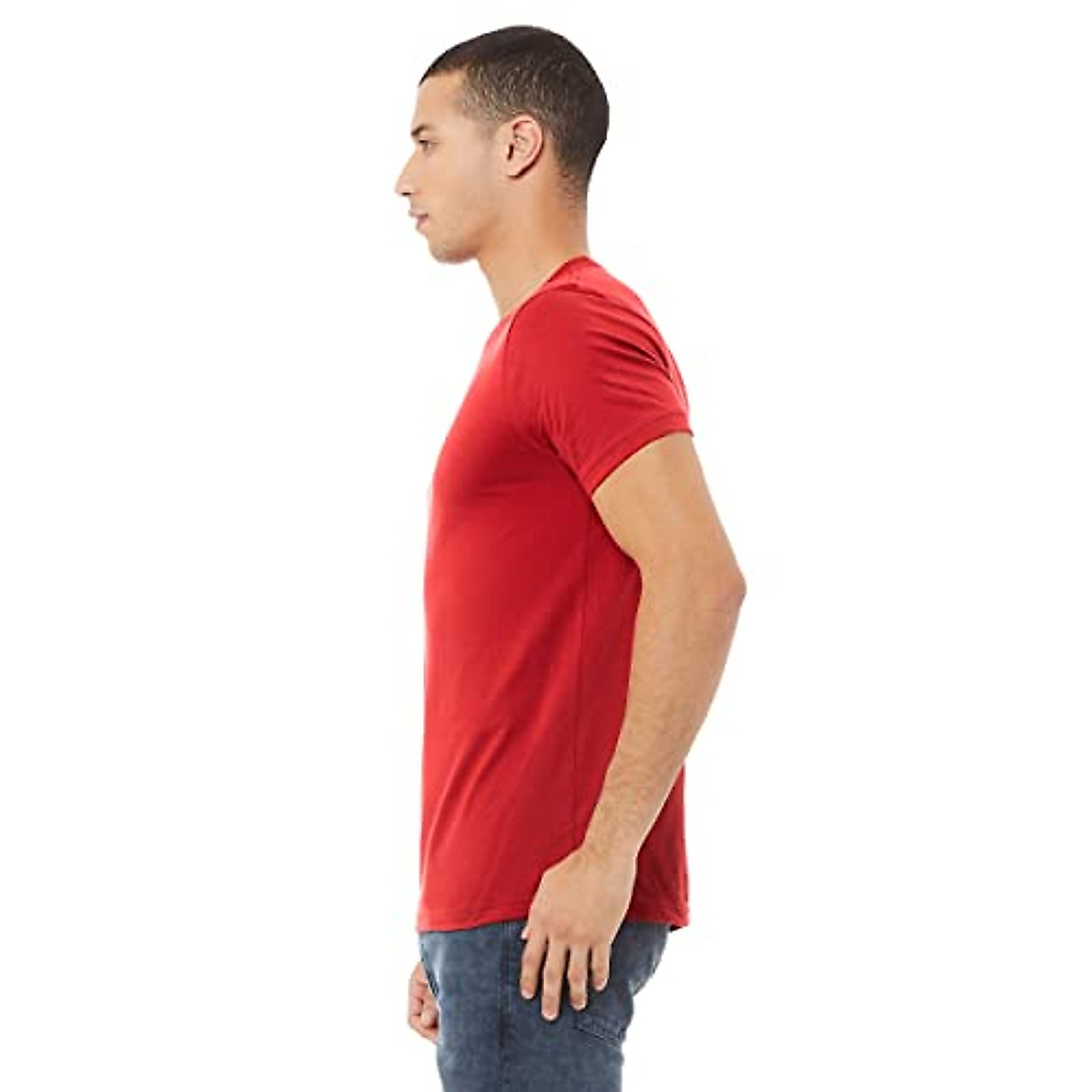 M Halloween Team Costume Funny Party Men's T-Shirt, L, Red