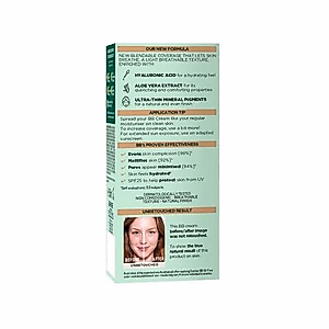 Garnier Skin Naturals Combination to Oily Hyaluronic Aloe All-in-1 BB Light Cream, 50ml