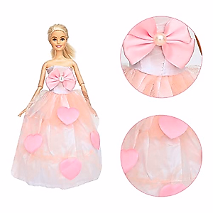 SOTOGO 12 Sets Doll Clothes for 11.5 Inch Girl Doll Handmade Doll Outfits Fashion Doll Dresses Party Wedding Dresses Doll Gowns
