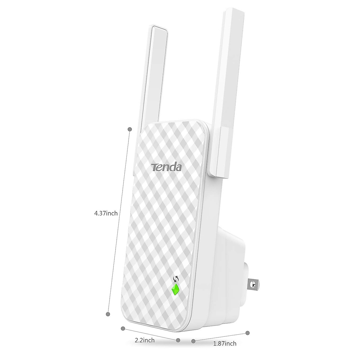 Tenda N300 WiFi Extender(A9), WiFi Extenders Signal Booster for Home, Single Band WiFi Range Extender, Internet Booster, Wall Plug Design, 2.4Ghz Only