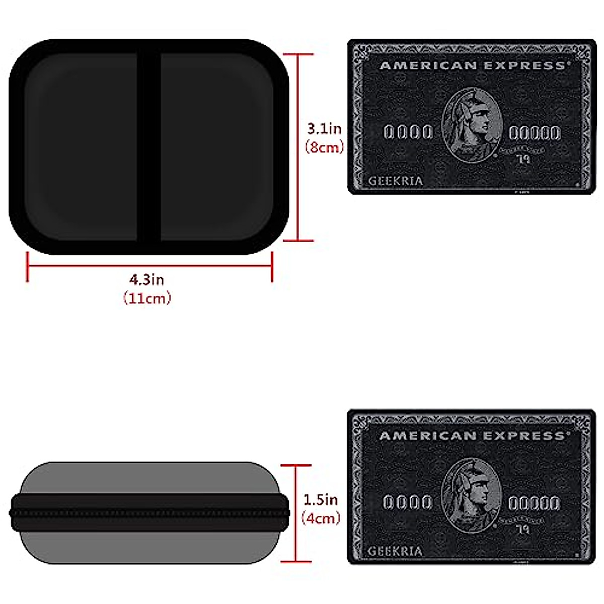 Geekria Shield Headphones Case for in-Ear Earphones, Replacement Hard Shell Travel Carrying Bag with Cable Storage, Compatible with Sony WI-Xb400, WI-C200, WI-C100 (Grey)