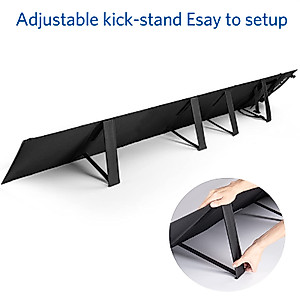 Keshoyal Portable Solar Panels,150W/18V Foldable Solar Panel with QC3.0 USB Ports & DC Output(10 Connectors), Solar Charger for Power Station Phones Laptop Tablet Outdoor Camping RV