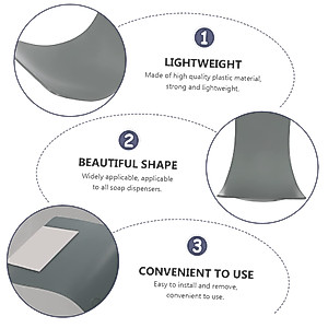 Zerodeko 1pc Water Tray Leakproof Plastic Soap Dish