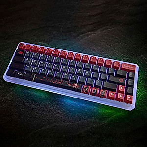 i Maifu Ray Akatsuki keycaps，Japanese keycaps，PBT Anime keycaps with Key Puller for Mechanical Gaming Keyboards