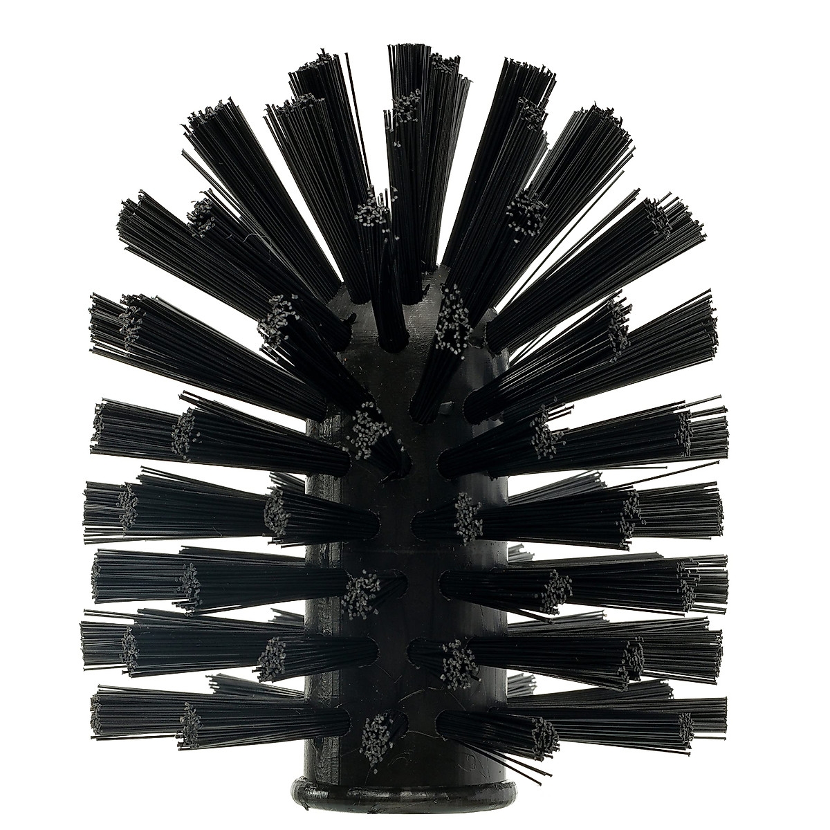 Redecker Toilet Brush and Replacement Head Set, Oiled Thermowood Handle, Nylon Bristles, Made in Germany