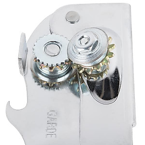 Crank Handle Commercial Can Opener - Heavy Duty Can Opener - Ergonomic Cushioned Handle - Manual Hand Can Opener