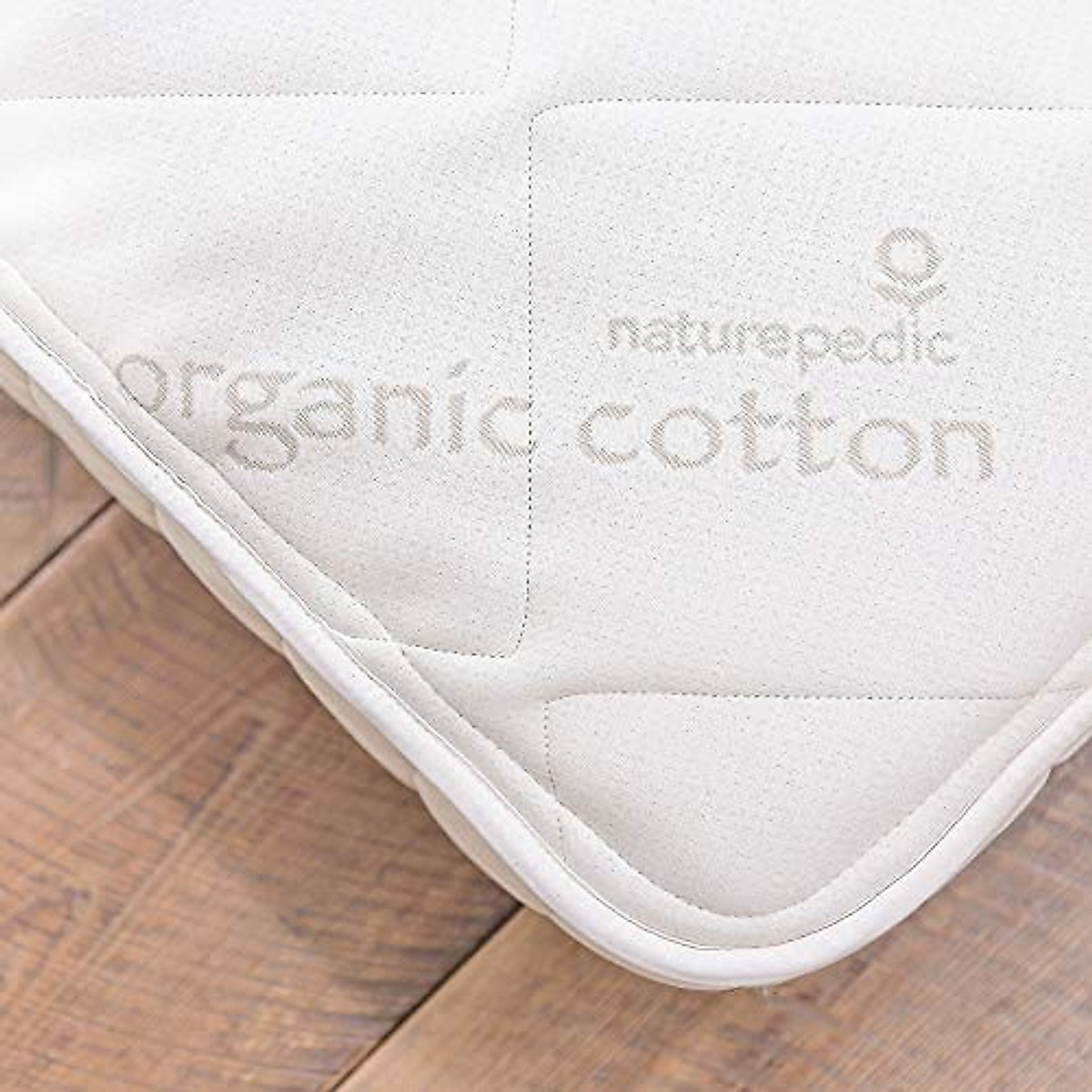 Naturepedic Chorus Organic Mattress, Medium Firm Mattress for Universal Comfort, Encased Coil Layers, Queen