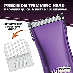 Wahl Pure Confidence Rechargeable Electric Trimmer, Shaver, & Detailer for Smooth Shaving & Trimming of The Face, Underarm, Eyebrows, & Bikini Areas – Model 9865-100