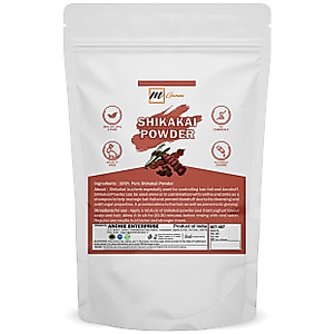 mGanna 100% Pure Shikakai/Acacia Concinna Powder for Hair Care | Natural Hair Cleanser & Conditioner 0.50 LBS / 227 GMS / 8 Oz