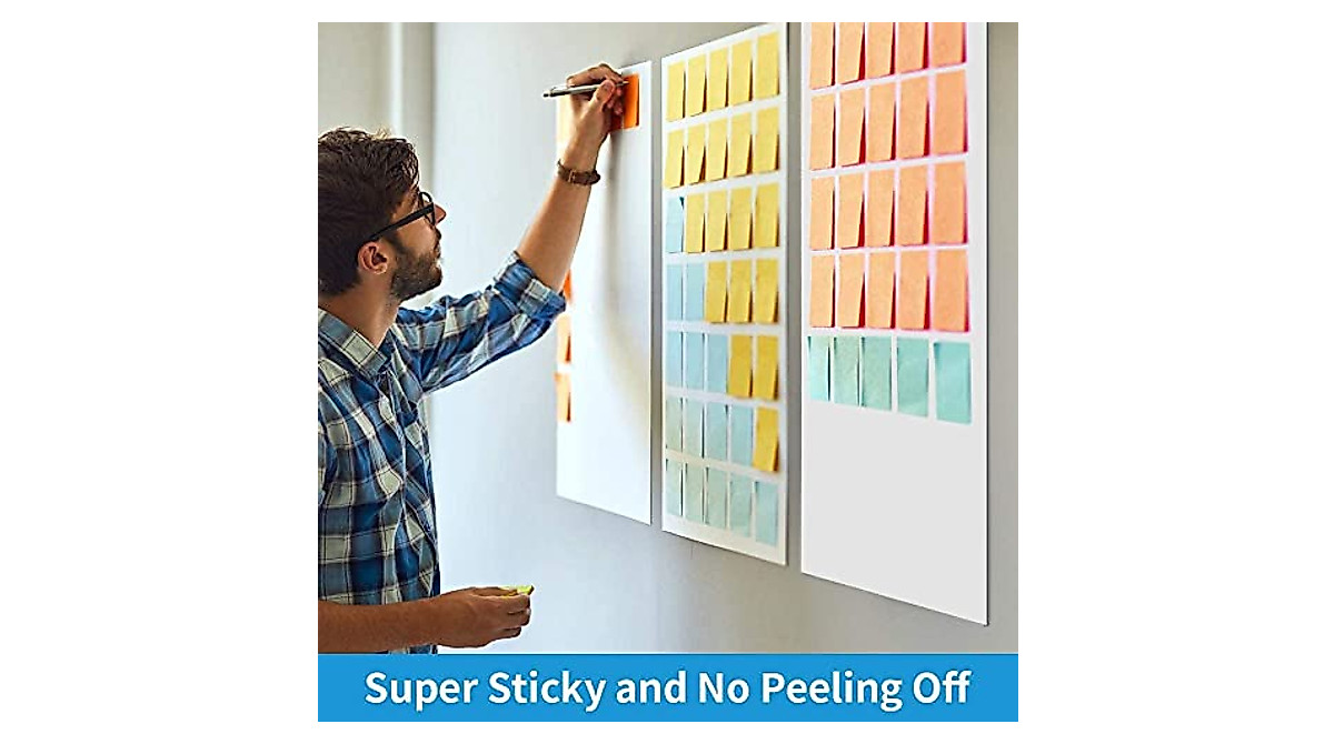 AFMAT Sticky Easel Pad - Large Self-Stick Flip Chart for Teachers