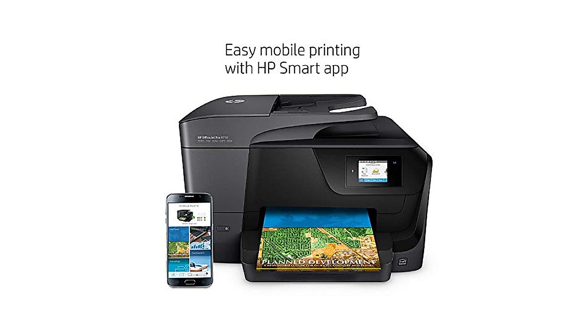 HP OfficeJet Pro 8710 Wireless Printer - Fast, Cost-Effective Color ...