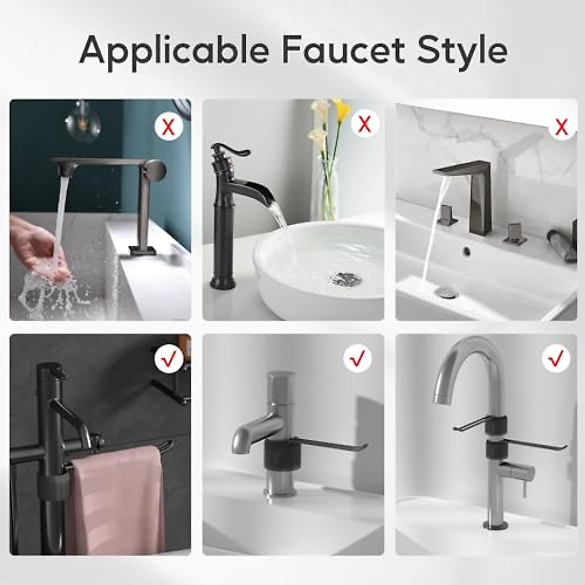 Stylish and Functional Dish Towel Holder - Keep Your Kitchen Rags and Dishcloths Neat and Within Reach with This Sink Dish Cloth Holder and Storage Rack! (Black)