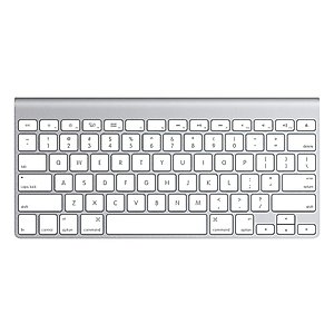 Apple Wireless Keyboard with Bluetooth - Silver (Renewed)
