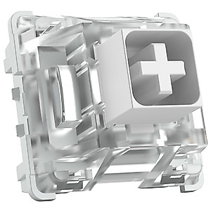 Glorious Kailh Box White Mechanical Keyboard Switches: Clicky 120-Pack for Enhanced Gaming Experience - Perfect for High-Speed Typing