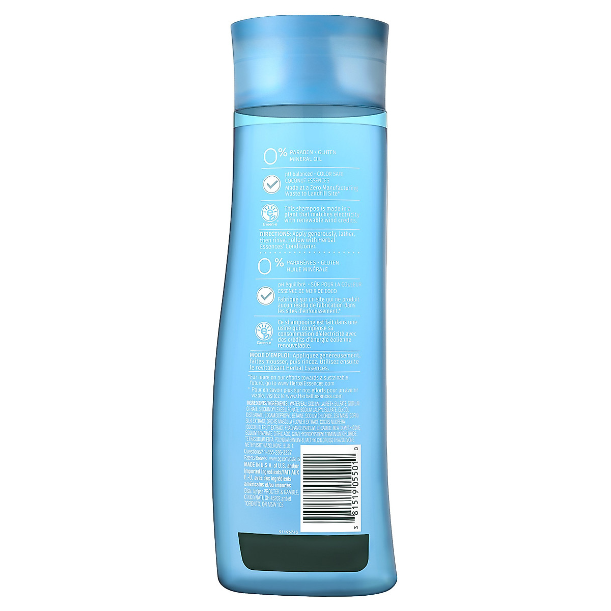 Herbal Essences Hello Hydration Moisturizing Shampoo 10.1 Fluid Ounce (Pack of 2)