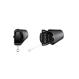 Sony CRE-C10 Self-Fitting OTC Hearing Aid for Mild to Moderate Hearing Loss, Black