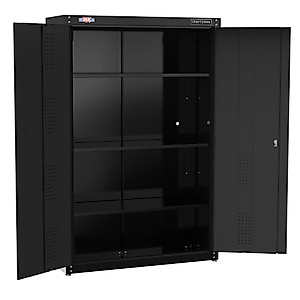 CRAFTSMAN Metal Garage Storage Cabinet, Floor Cabinet, 48 Inch (CMST24800BK)