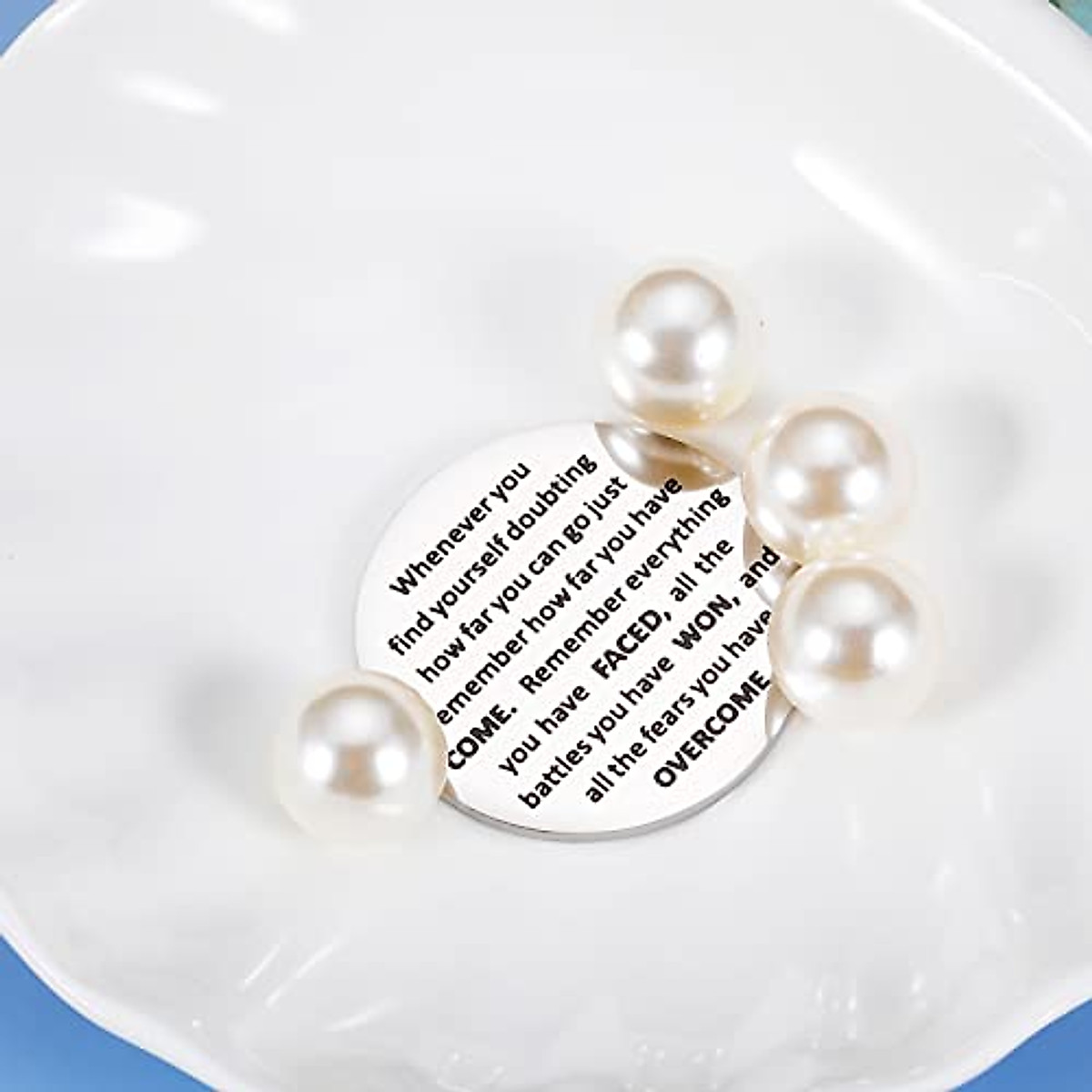 Inspirational Gifts for Women Men Little Pocket Hug Recovery Gifts Motivational Keychain from Depression Surgery Suicide Addiction Alcoholics Sobriety Presents for Cancer Survivor Warrior Fighter