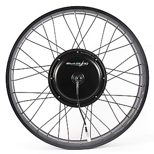 EBIKELING Waterproof Ebike Conversion Kit for Electric Bike 26" Fat Front or Rear Wheel Electric Bicycle Hub Motor Kit 1500W 1200W 750W 500W Electric Bike Conversion Kit