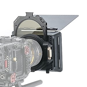 Tilta Mirage Matte Box | 4” x 5.6” and New 95mm Circular Filters | (67/72/77/82mm) Adapter Rings | Lightweight | Cartridge Filter Design | Prevents Vignetting | (Matte Box+VND)