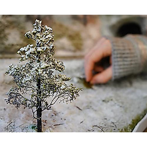 WWS War World Scenics WWScenics Seafoam Trees Box Mixed Size – Model Scenery